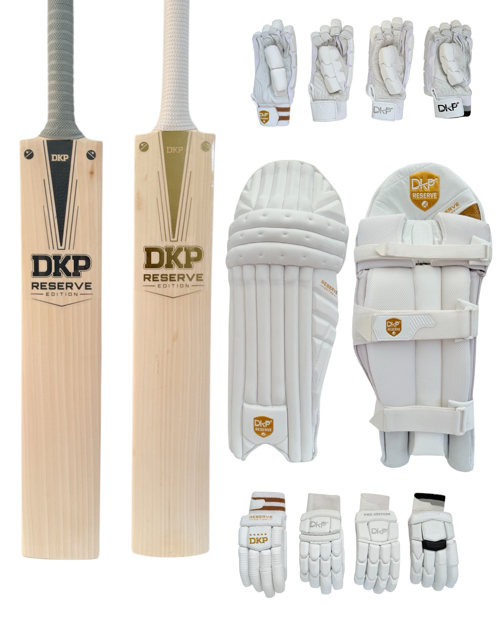 DKP Reserve Edition Bundle | Cricket Bat | Cricket Gloves | Cricket Pa ...