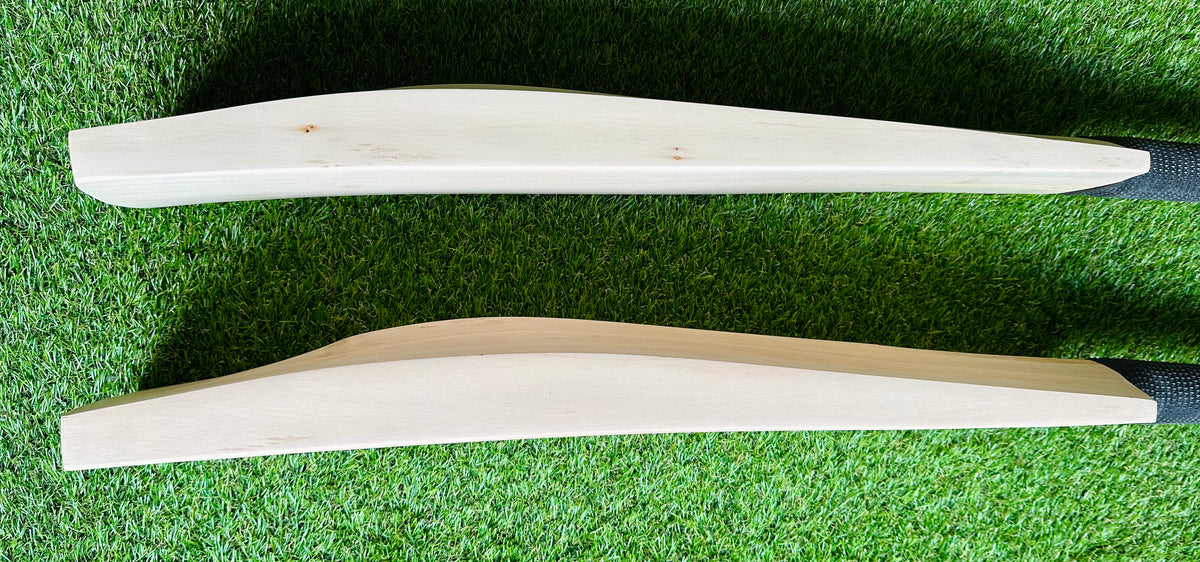Plain Grade 1 Cricket Bat | Harrow Size | 40 mm Edges – DKP Cricket