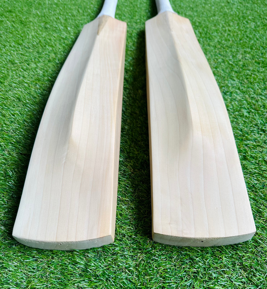 Plain Grade 1 English Willow Cricket Bat | Duckbill Profile – DKP Cricket